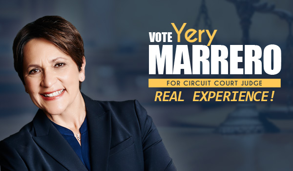 Yery Marrero runs for Miami-Dade Circuit Court Judge ⚖️
